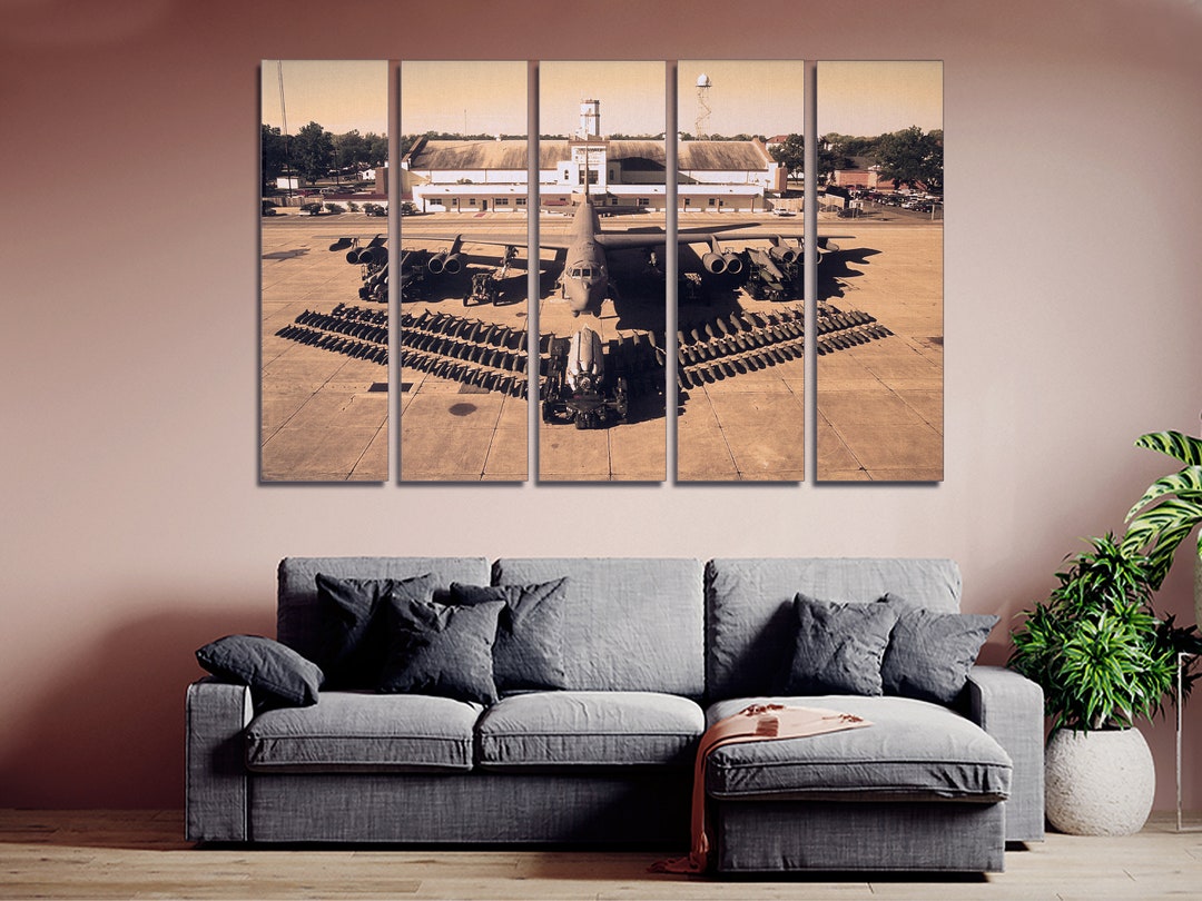 Boeing B 52 Stratofortress Variants Canvas Wall Art Large Framed