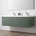 60 Inch Floating Bathroom Vanity With Sink & Two Side Cabinets, Wall ...