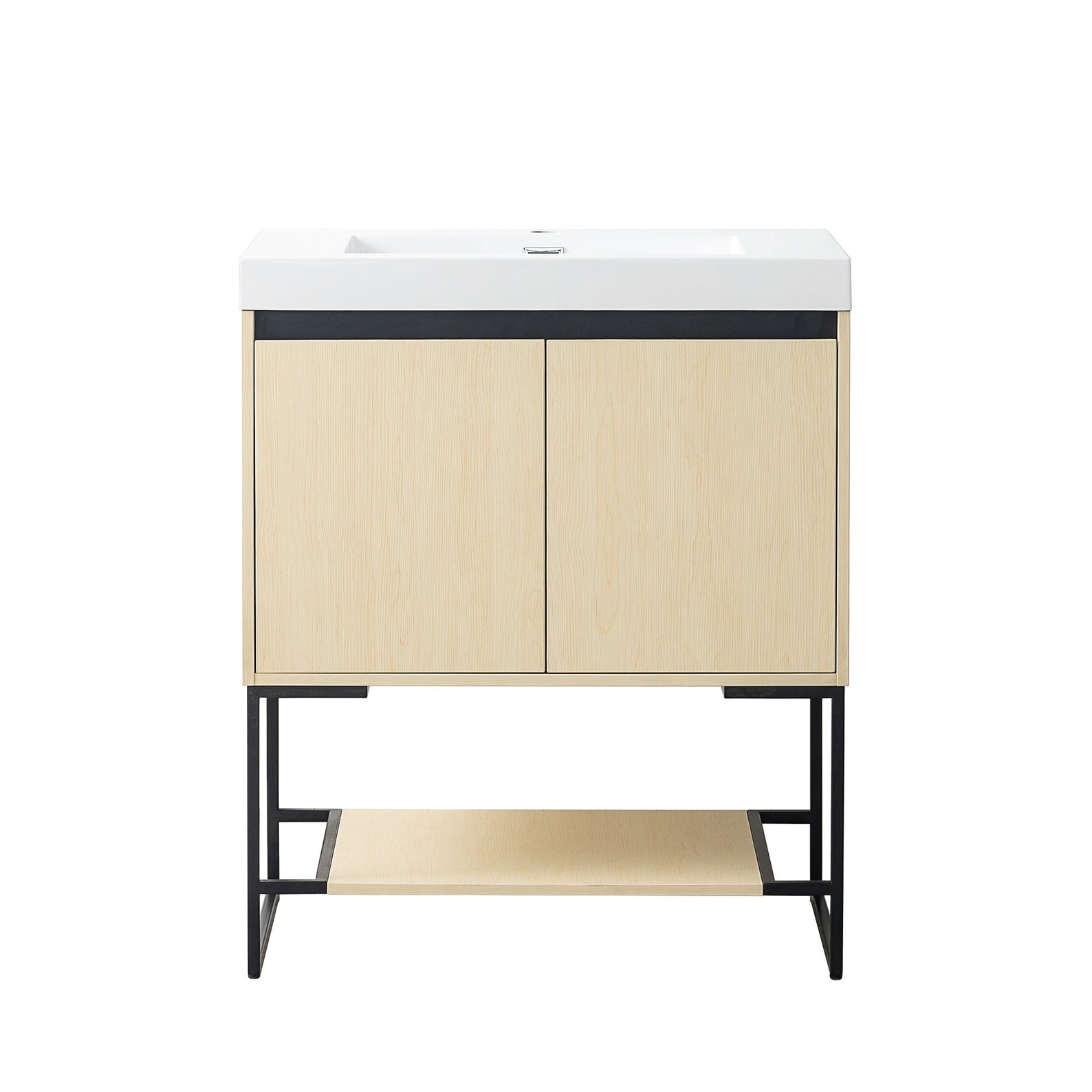 30 Freestanding Bathroom Vanity Set With Open Shelf & - Etsy