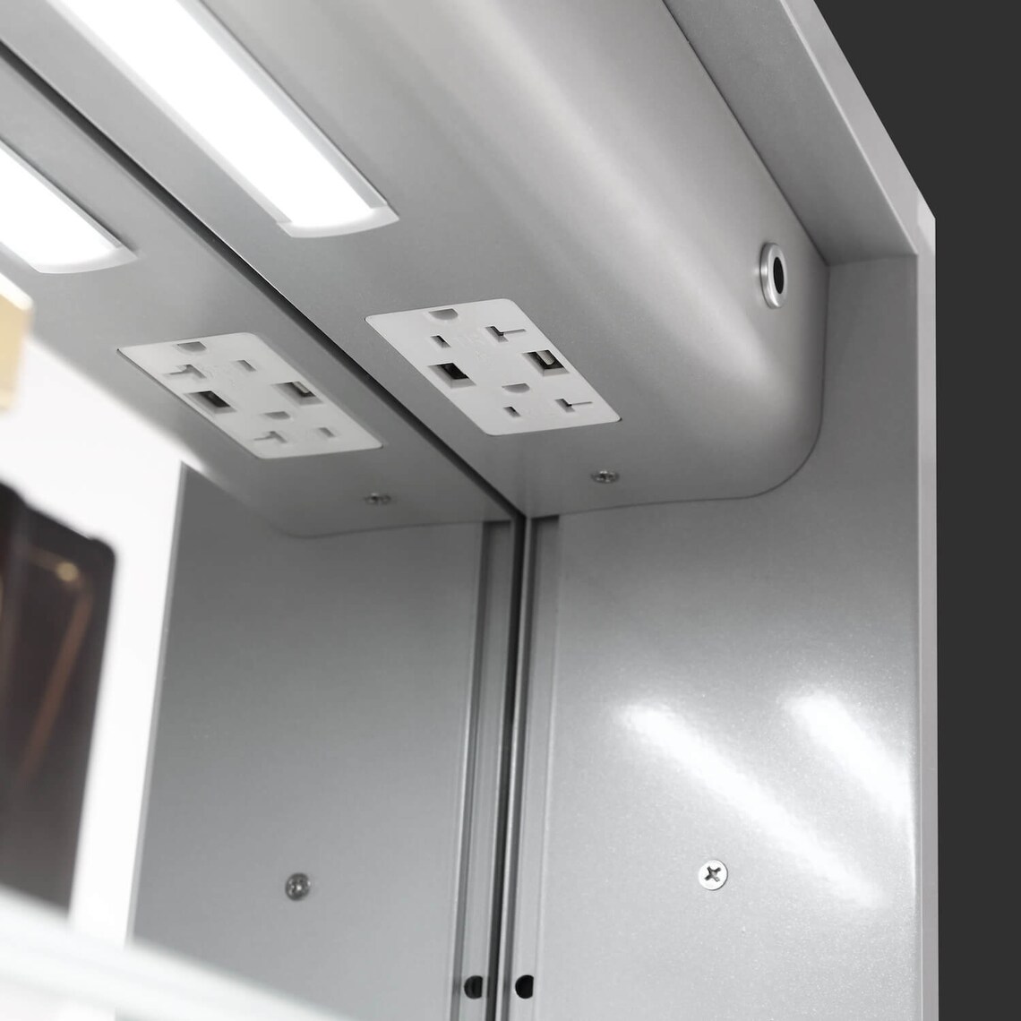 20 Inch Recessed or Surface LED Mirror Medicine Cabinet With Lights ...