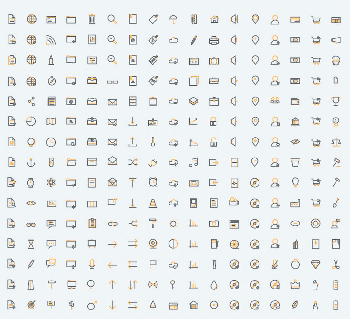 2050 Business Icons Pack | Minimal Icons, Outline Icons, Lass Icons for ...