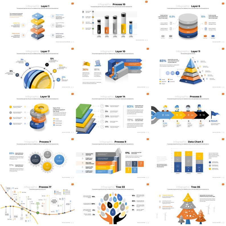 Advanced Infographic Collection | 500+ Infographics Powerpoint ...