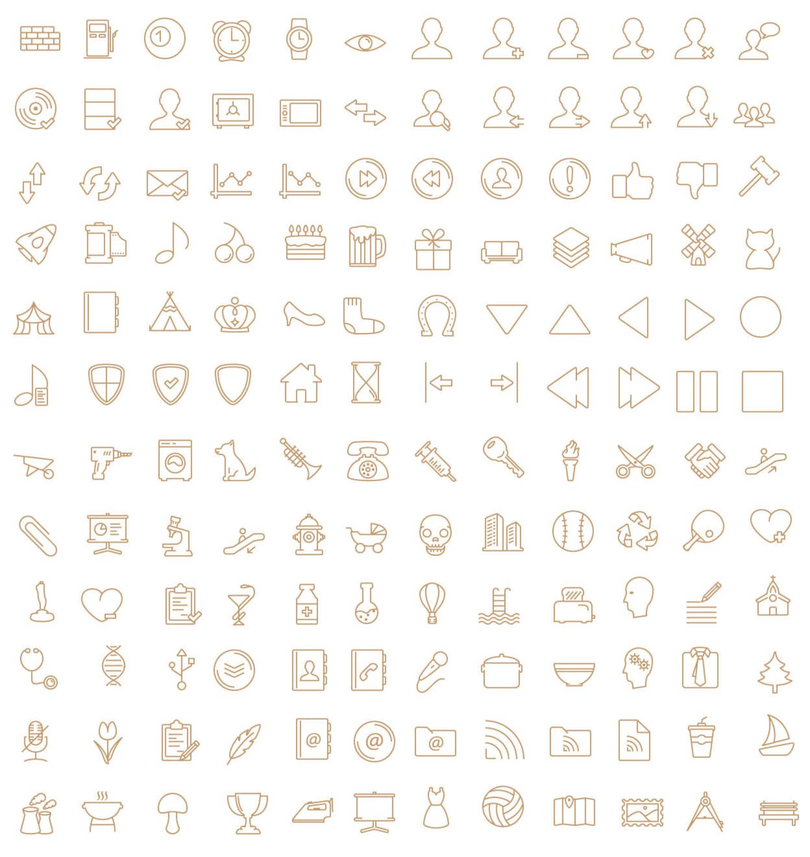 2050 Business Icons Pack | Minimal Icons, Outline Icons, Lass Icons for ...