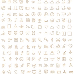 2050 Business Icons Pack | Minimal Icons, Outline Icons, Lass Icons for ...