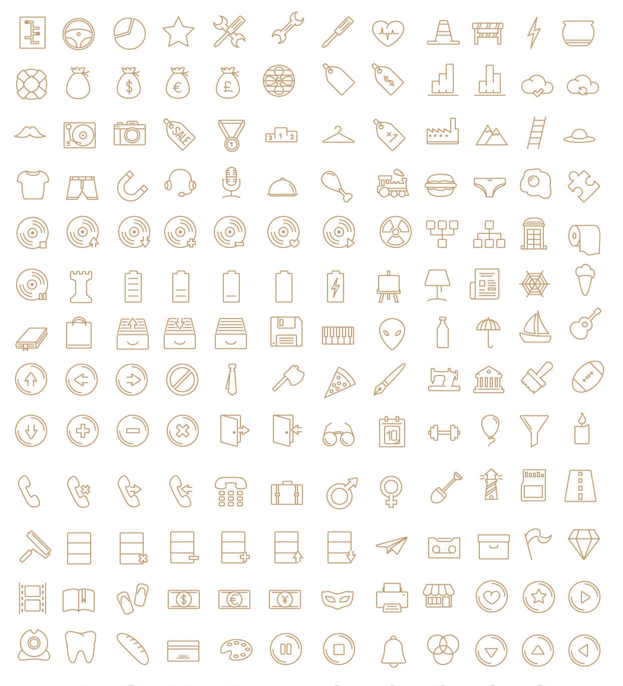 2050 Business Icons Pack | Minimal Icons, Outline Icons, Lass Icons for ...