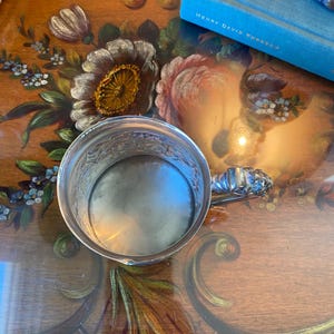 Vintage Simpson Hall Miller & Co Silver Plated Floral Cup - Etsy