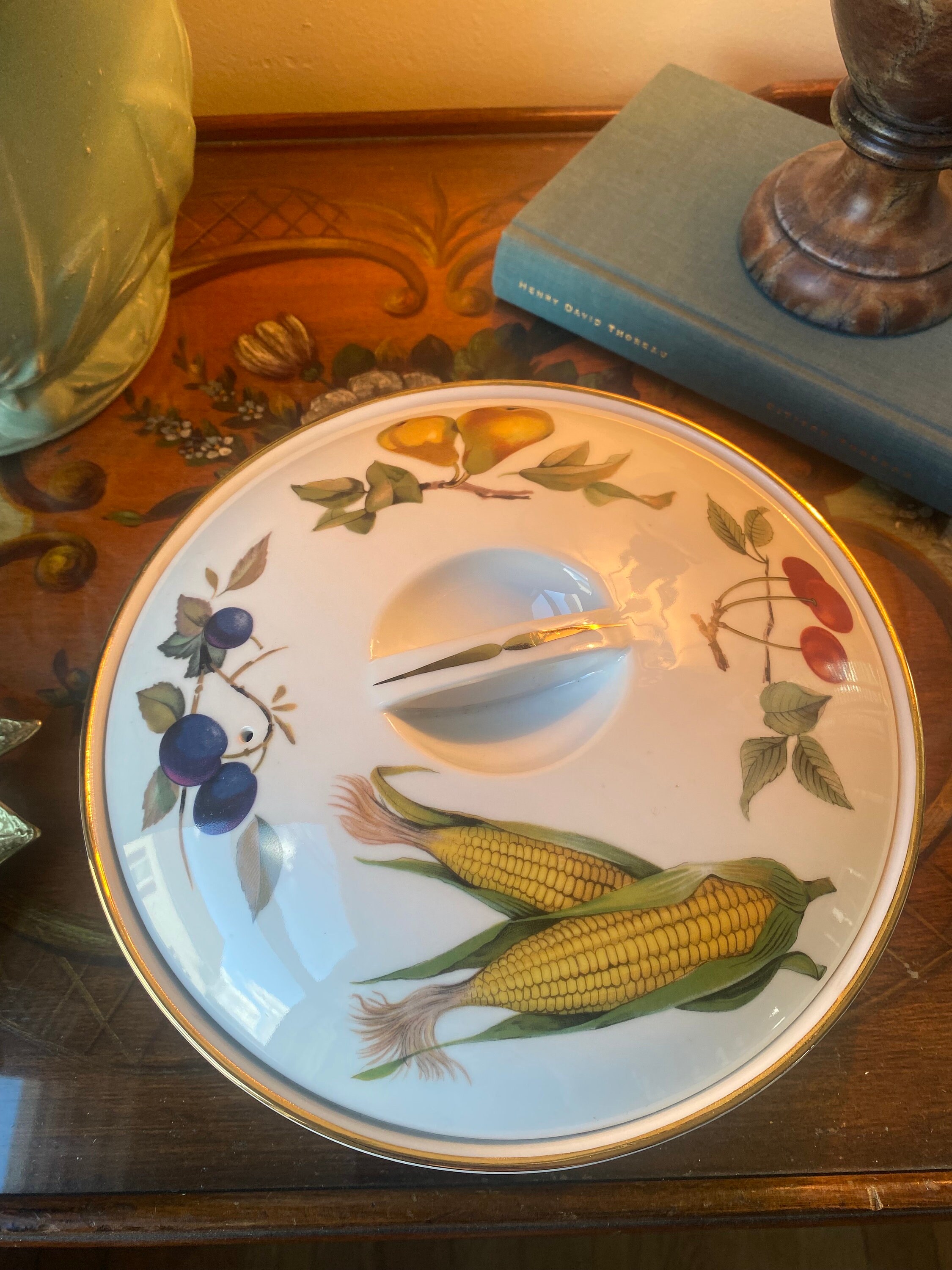 Royal Worcester Evesham Porcelain Casserole Serving Bowl With Lid ...