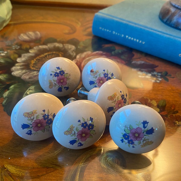 Floral Knobs - Etsy