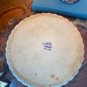 Portuguese Stoneware Baking Quiche Tart Dish - Hand Painted by Luisa ...