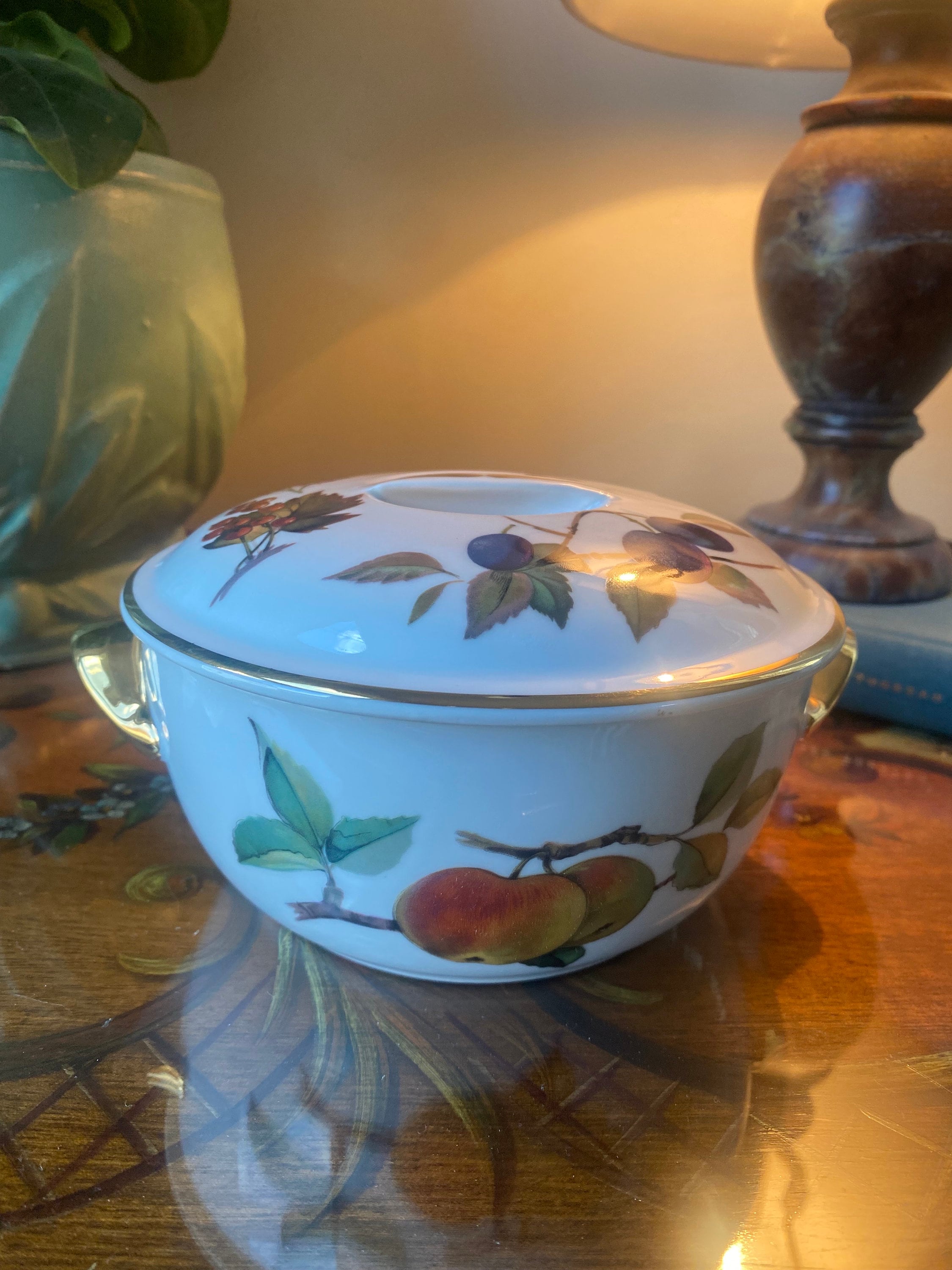 Royal Worcester Evesham Porcelain Casserole Serving Bowl With Lid ...