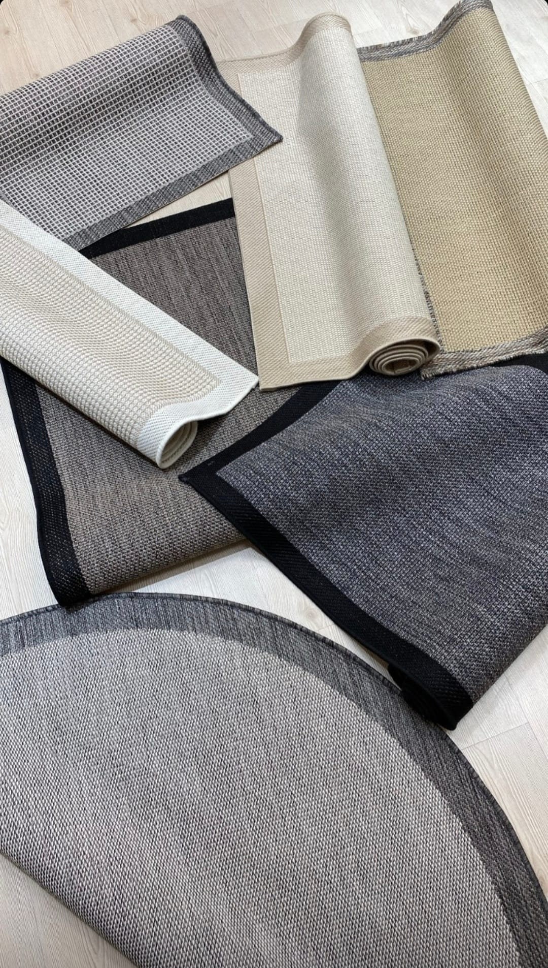 Border Designed Carpet Modern Black Rug Contemporary Style - Etsy