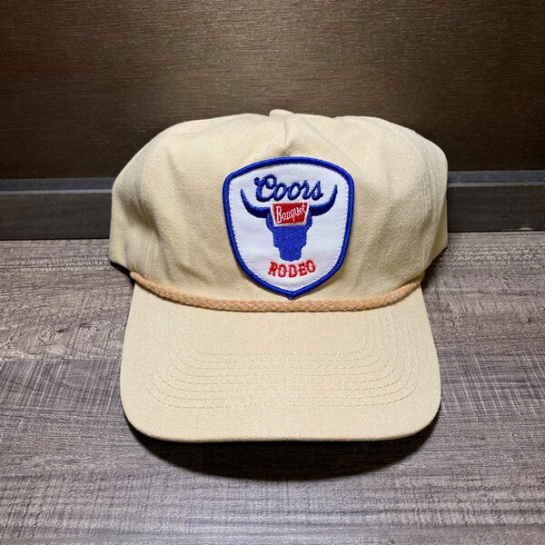 Coors Rodeo Patch on Rope Hat - Etsy