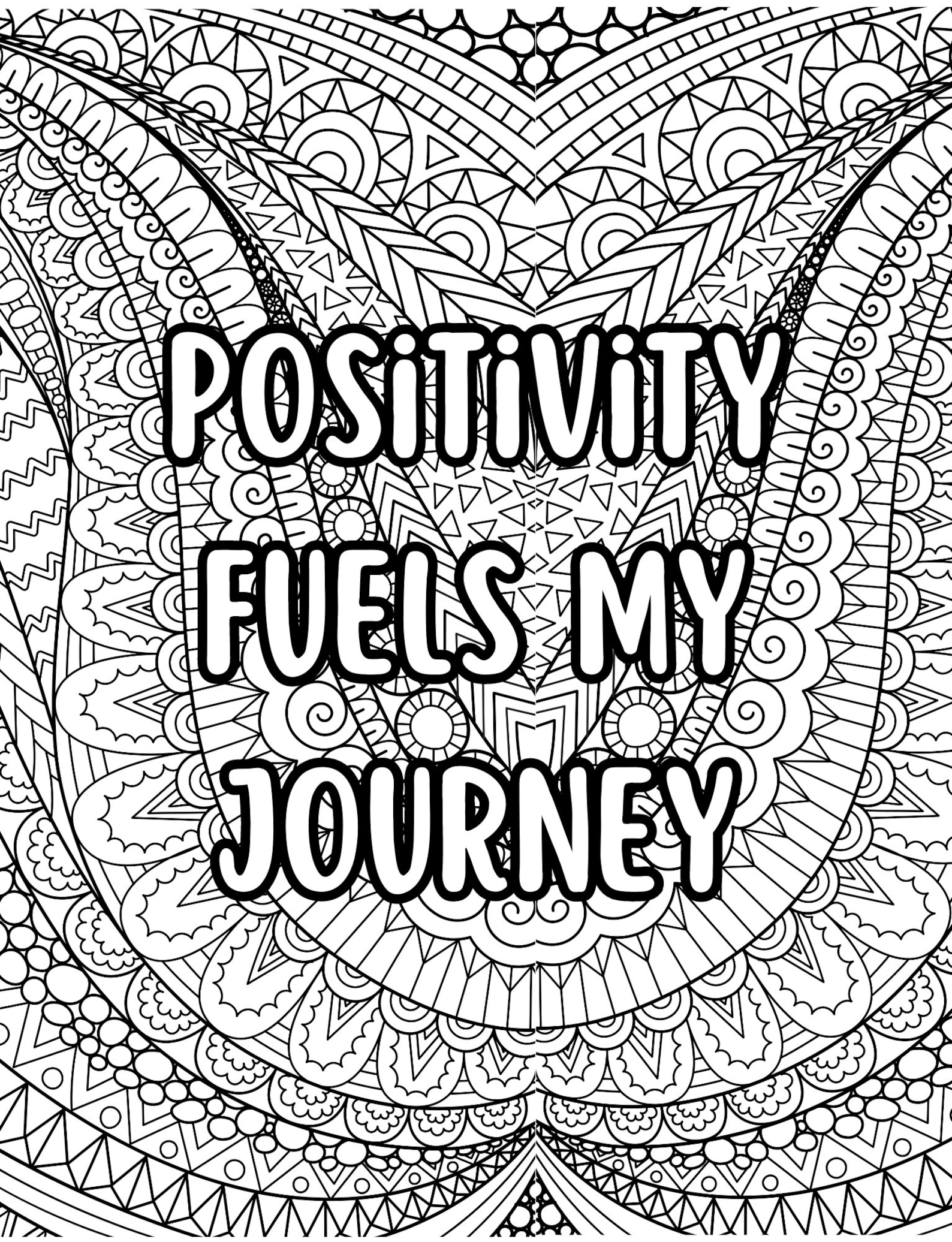 Daily Affirmations Coloring Sheets | Positive Affirmations ...