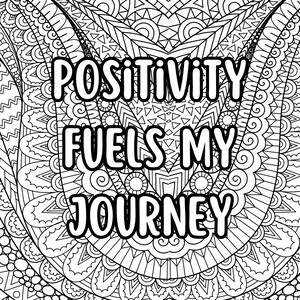 Daily Affirmations Coloring Sheets | Positive Affirmations ...