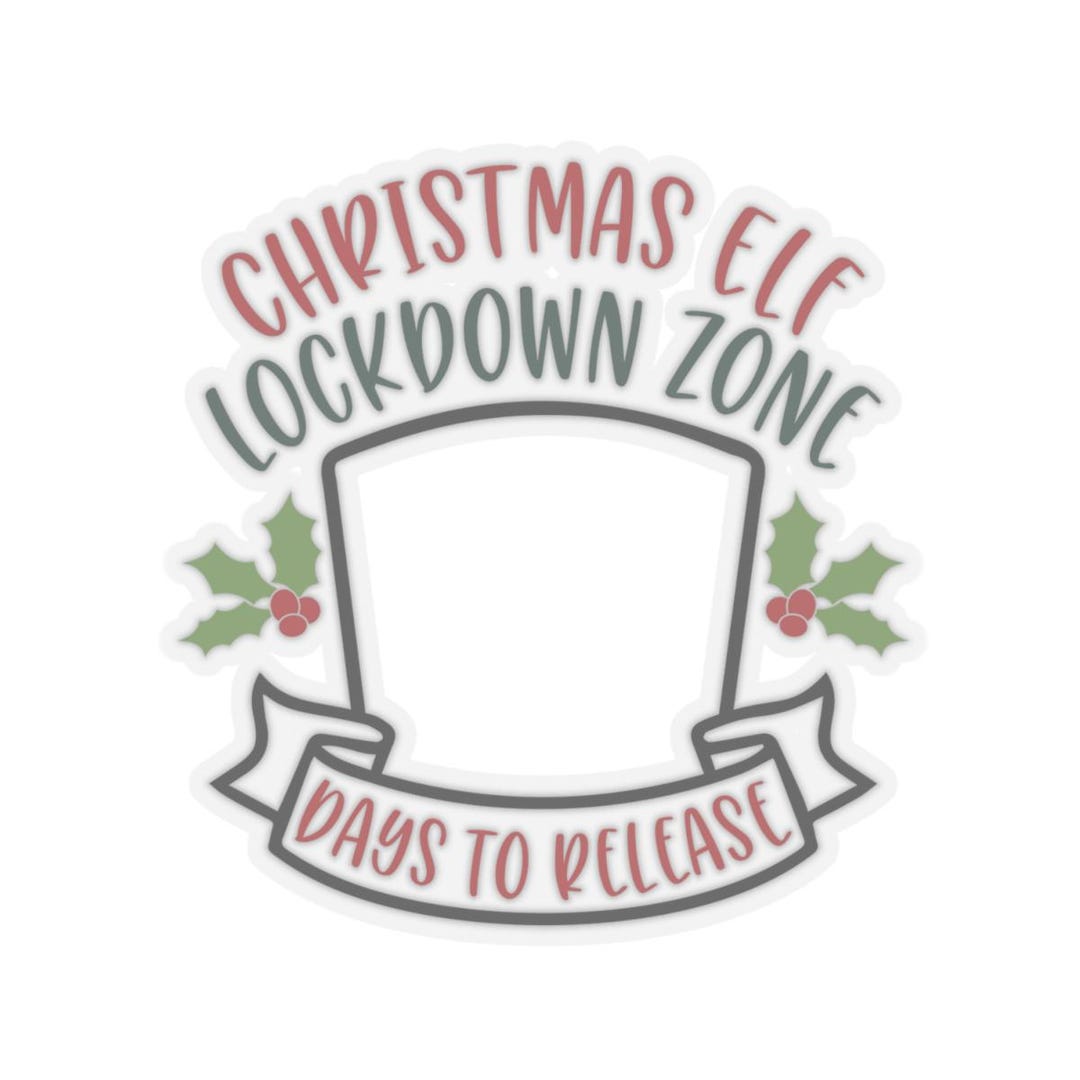 Elf Lockdown Zone Sticker - Etsy