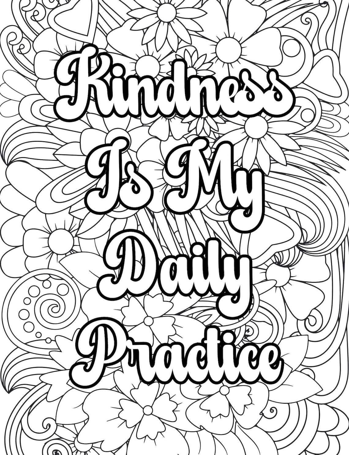 Daily Affirmations Coloring Sheets | Positive Affirmations ...