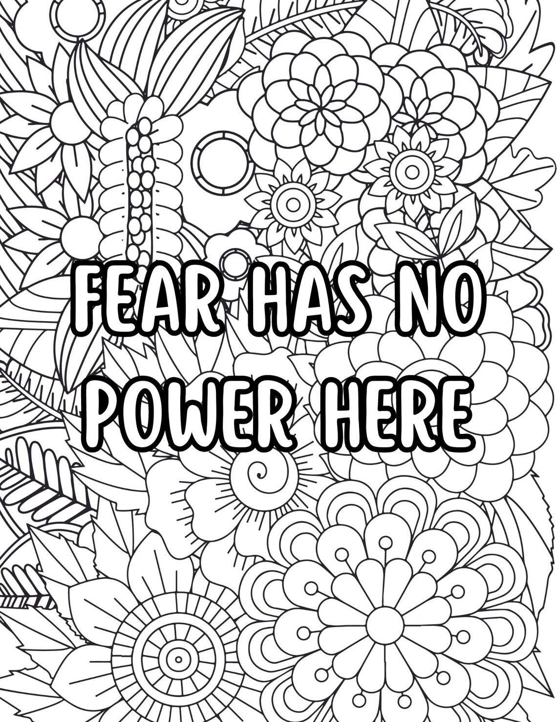 Daily Affirmations Coloring Sheets | Positive Affirmations ...