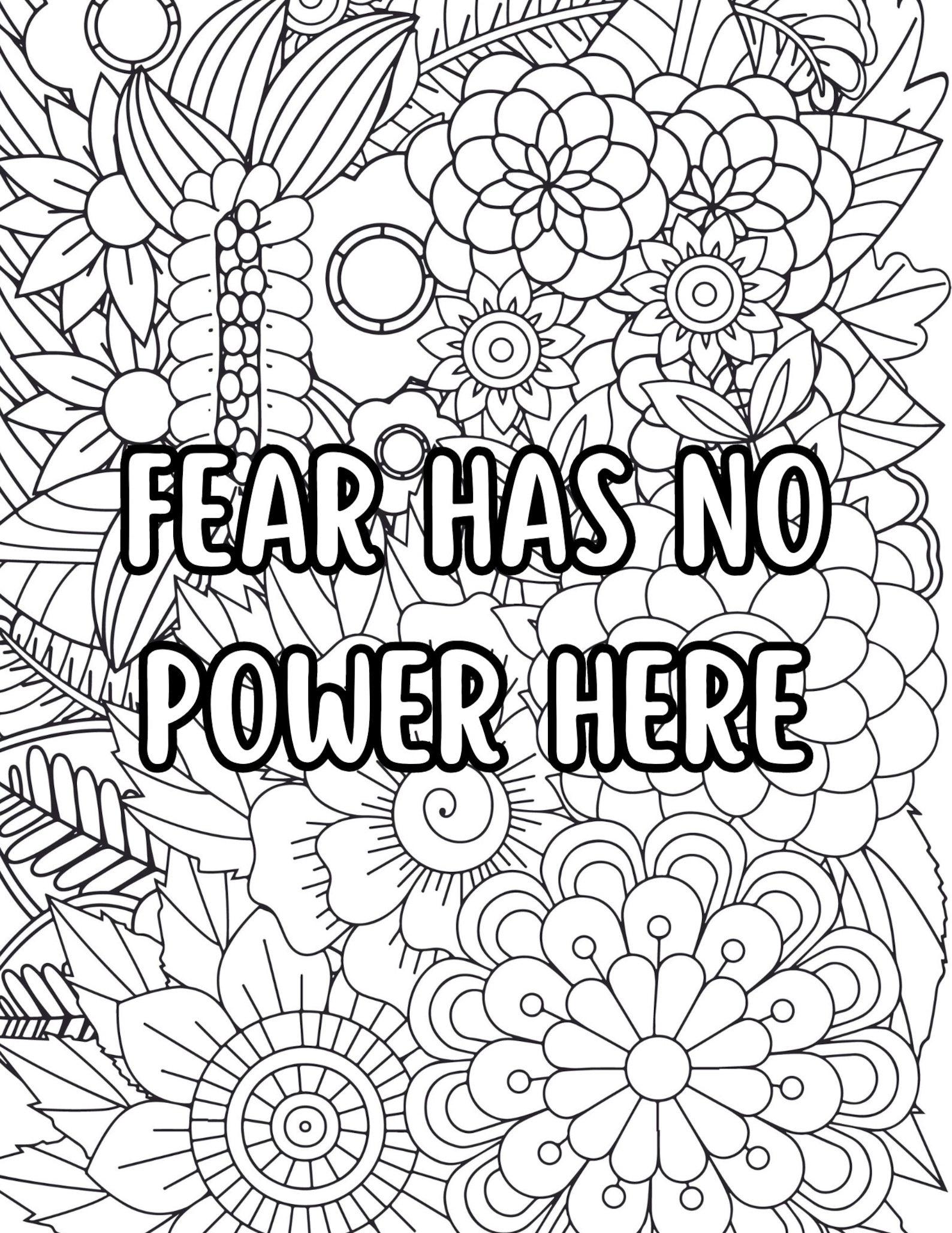 Daily Affirmations Coloring Sheets | Positive Affirmations ...