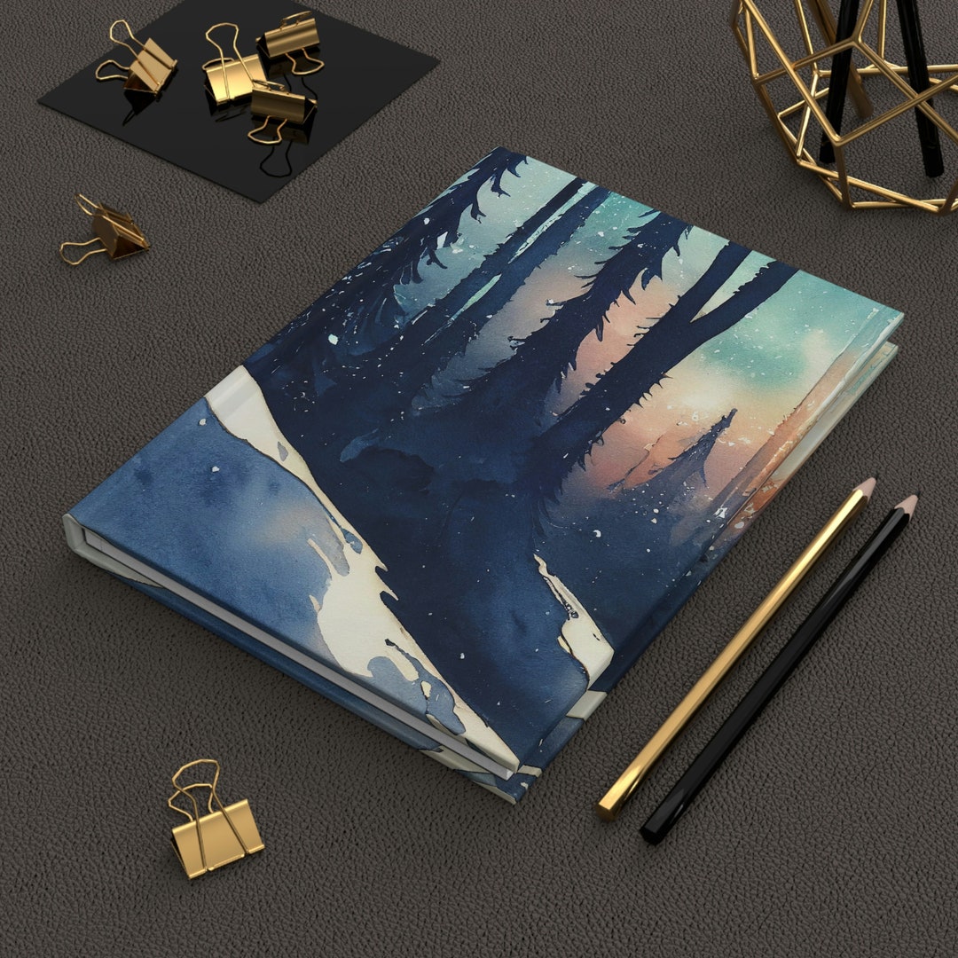 Hardcover Magical Forest Journal Matte | Forest Journal | Nature Art ...
