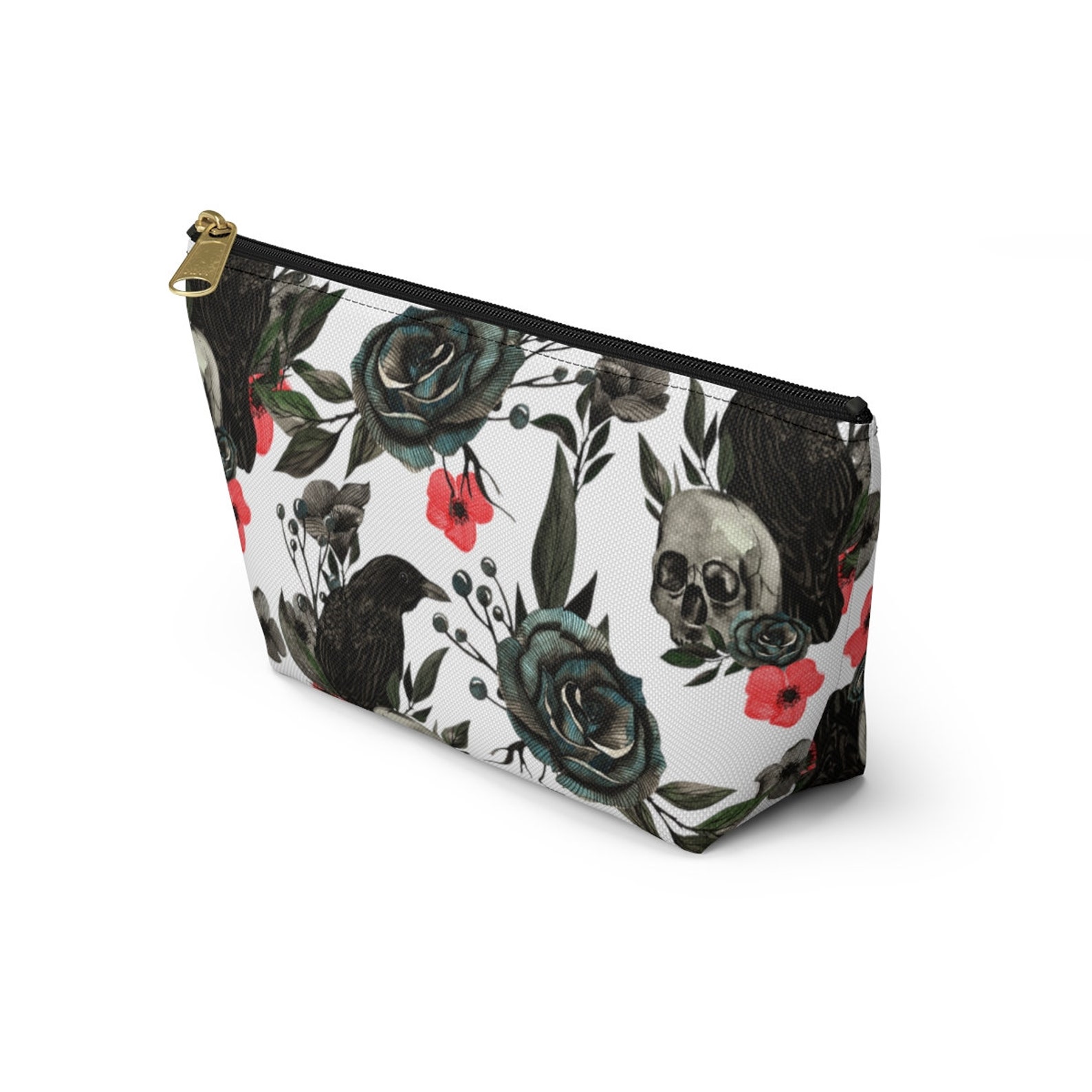 Gothic Makeup Bag Goth Makeup Bag Skull Makeup Bag Goth Makeup ...