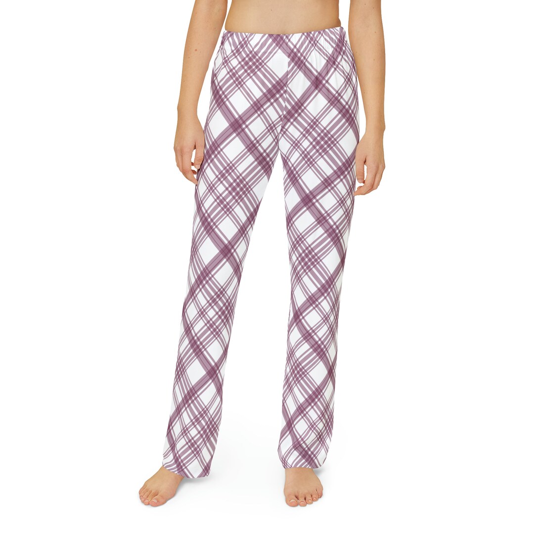 Maroon Plaid Pajama Pants Plaid Pajama Pants Girls Kids Plaid Pajama ...