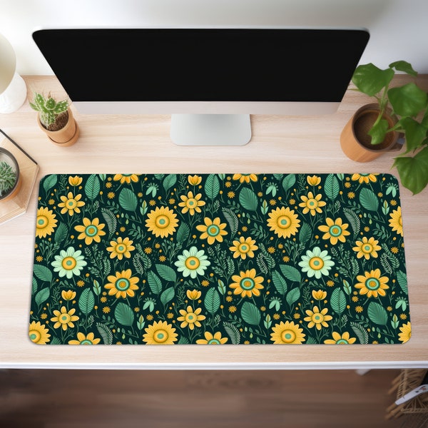 Green Desk Mat - Etsy