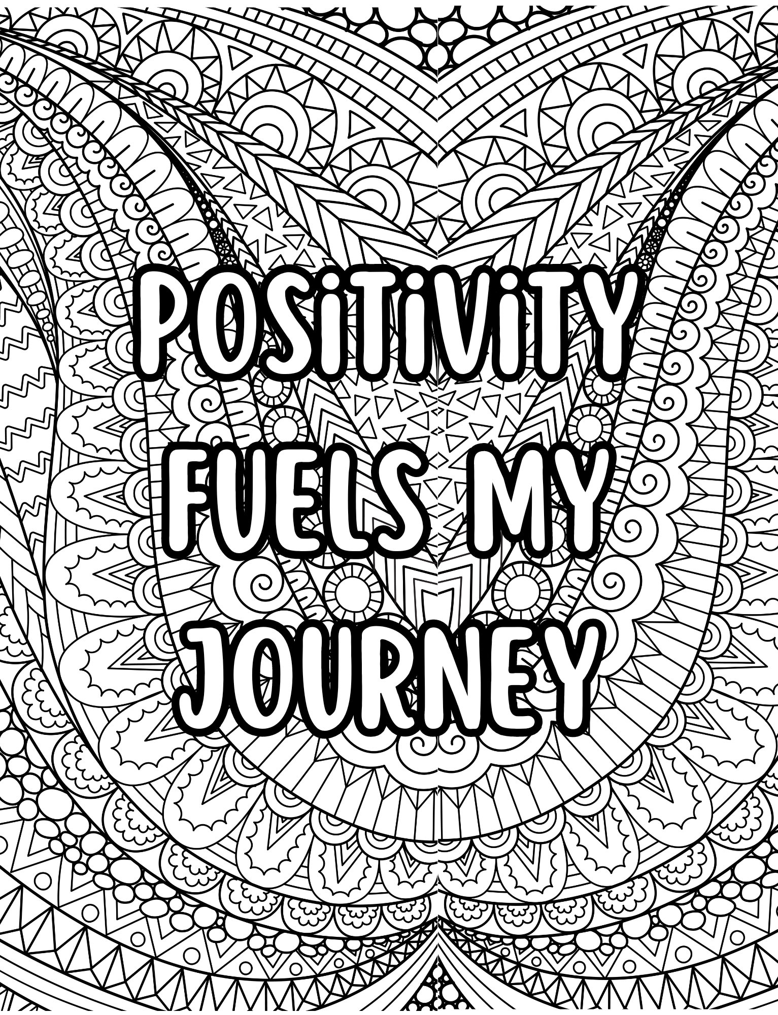 Daily Affirmations Coloring Sheets | Positive Affirmations ...