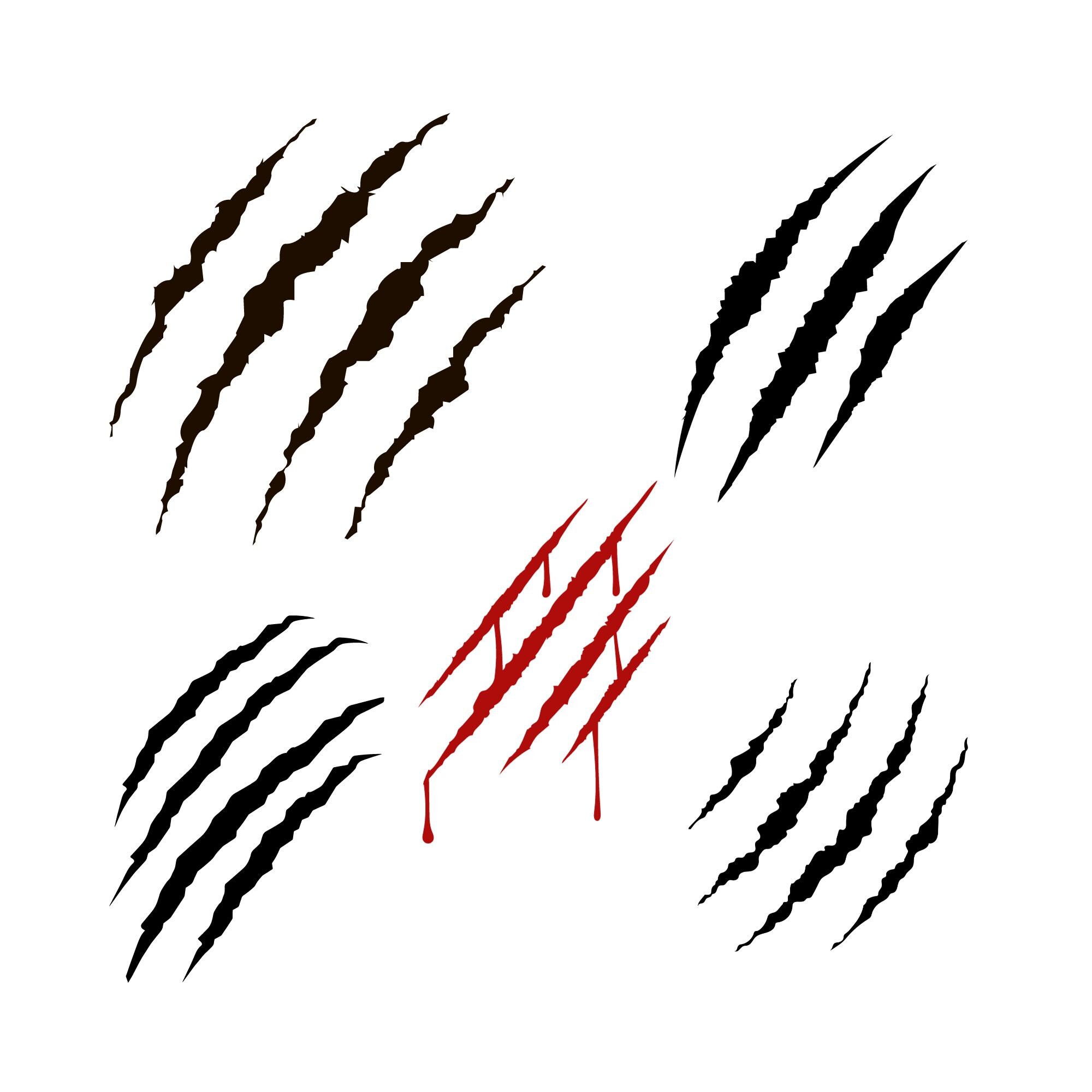Claw Marks Instant Download Png PNG Jpg Digital Download - Etsy