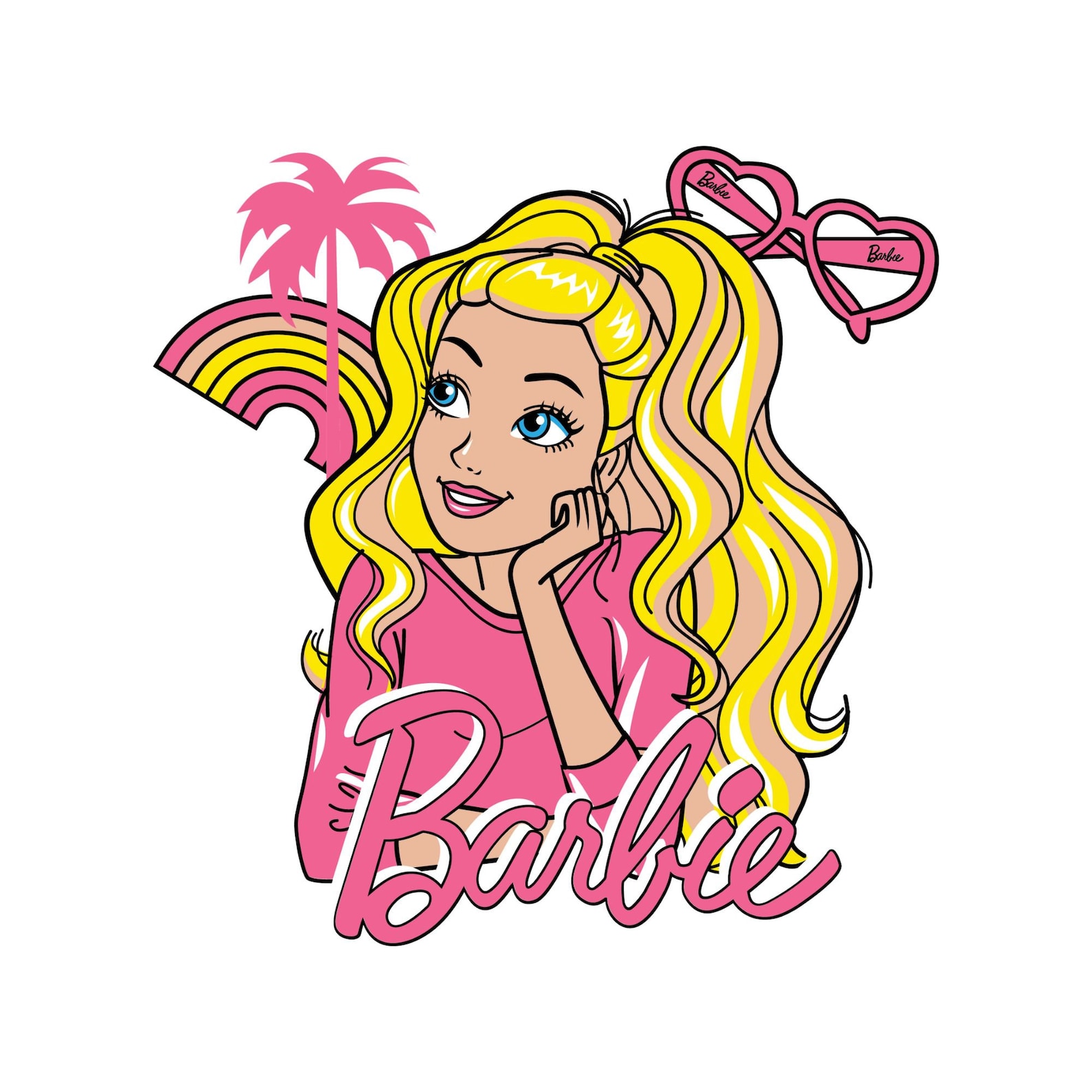 Barb Svg Bundle Svg Princess Silhouette Pink Doll Svg Girl Svg Sticker Clipart Svg Files
