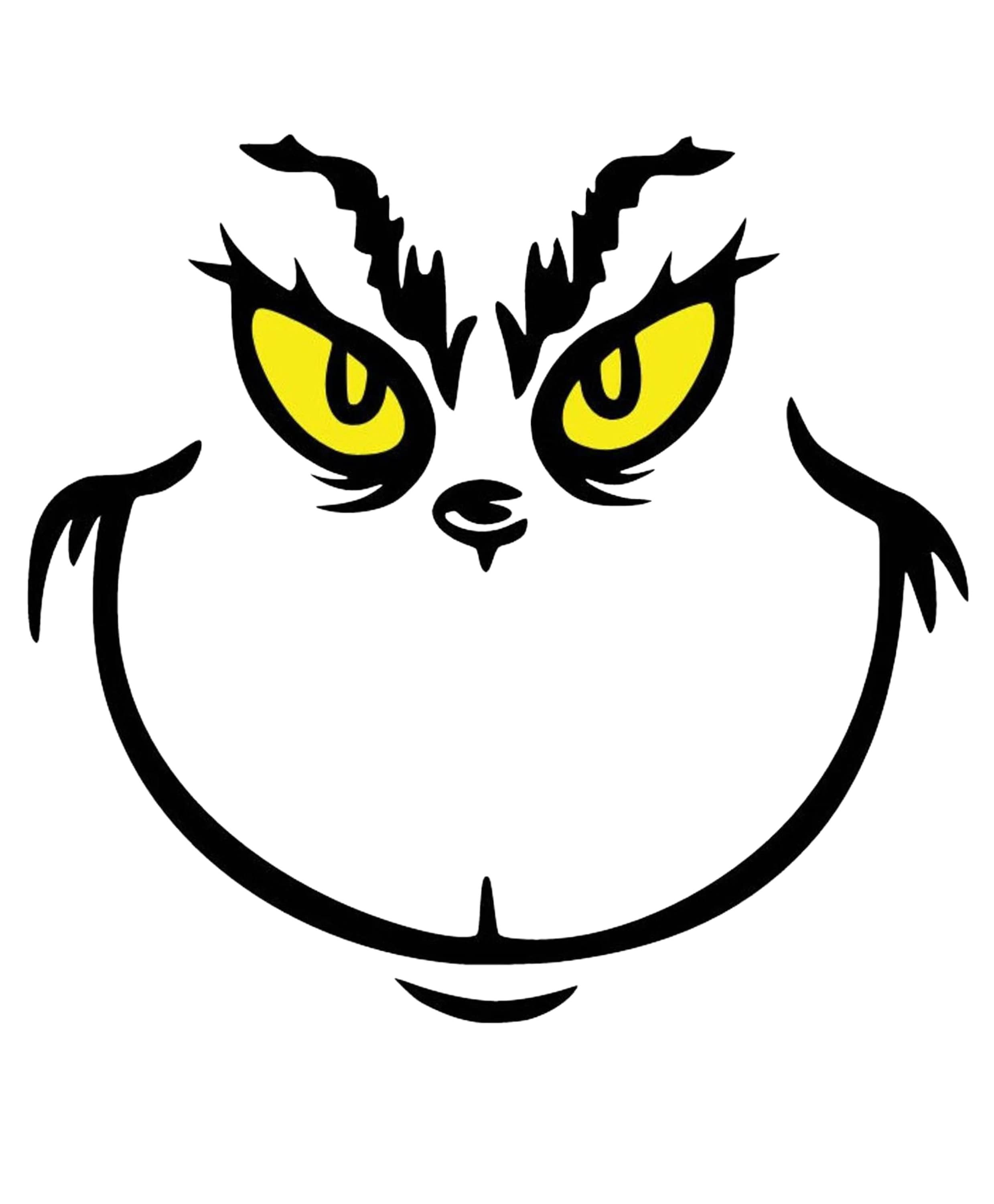 Smiling Grinch Face Svg Grinch Cut File Christmas Grinch - Etsy Canada