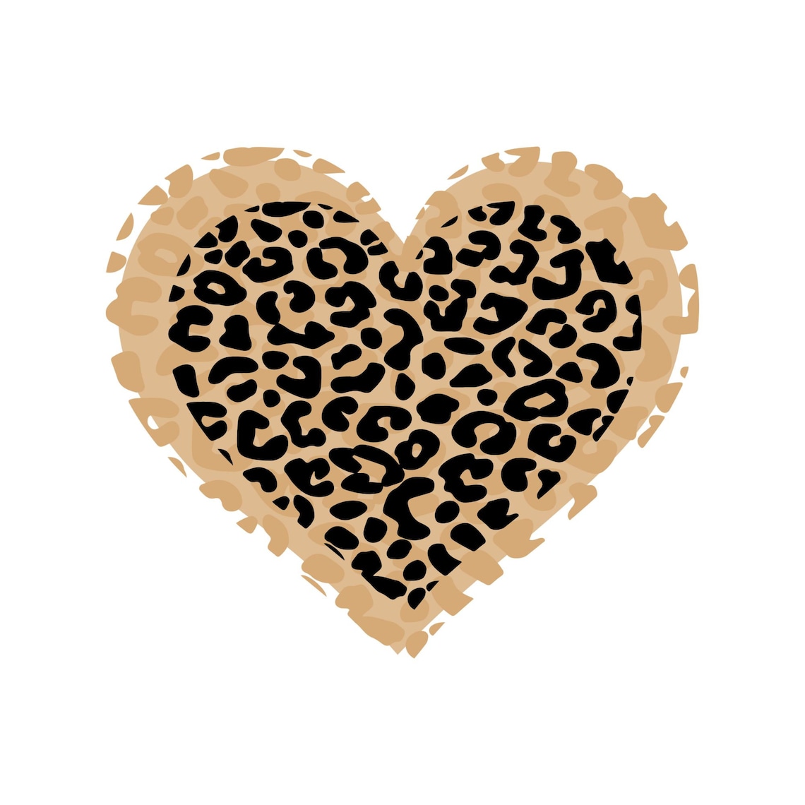 Leopard Heart Png Leopard Print Png Leopard Print Cut File - Etsy