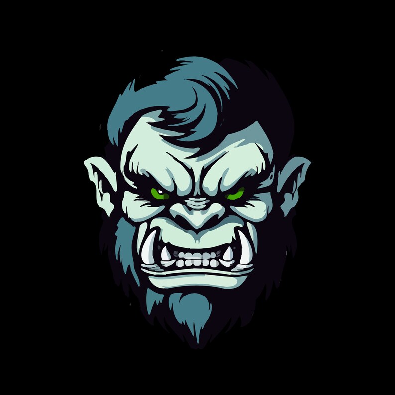 Orc, 3D Mandala Svg, Multilayer Panel for Laser Cutting, Layered SVG ...