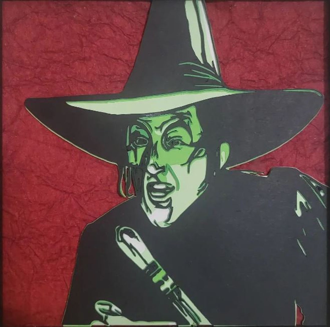 Wicked Witch of the West 3D Mandala Svg, Multilayer Panel for Laser ...