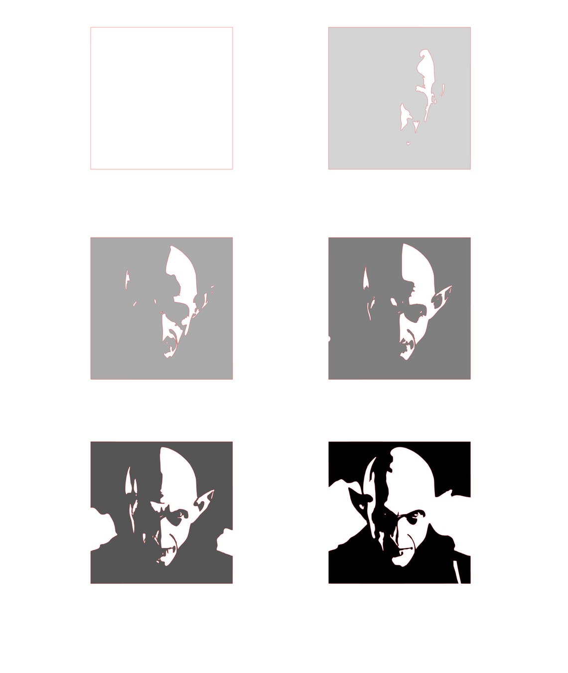 Nosferatu Vampire 3D Mandala Svg, Multilayer Panel for Laser Cutting ...