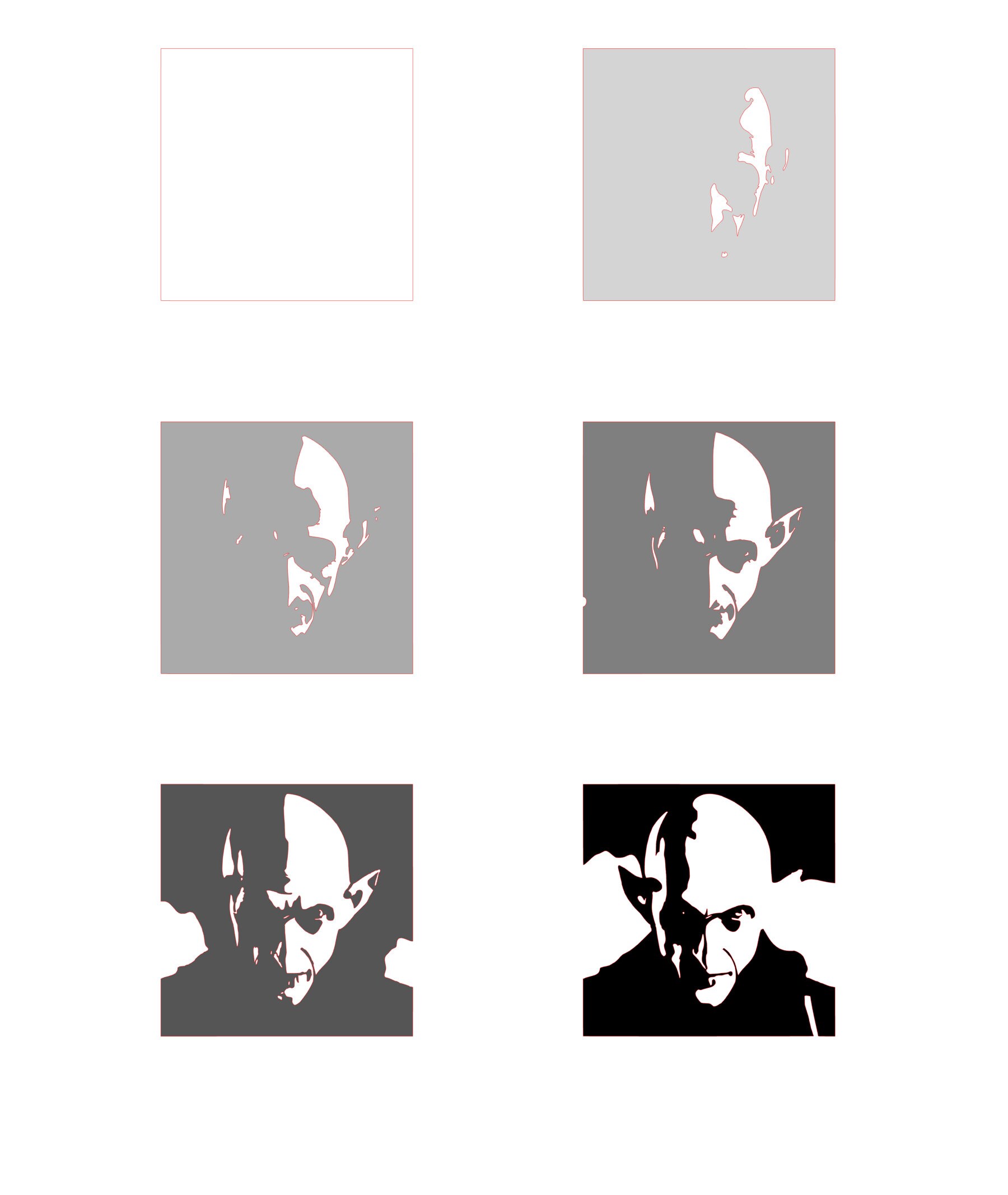 Nosferatu Vampire 3D Mandala Svg, Multilayer Panel for Laser Cutting ...