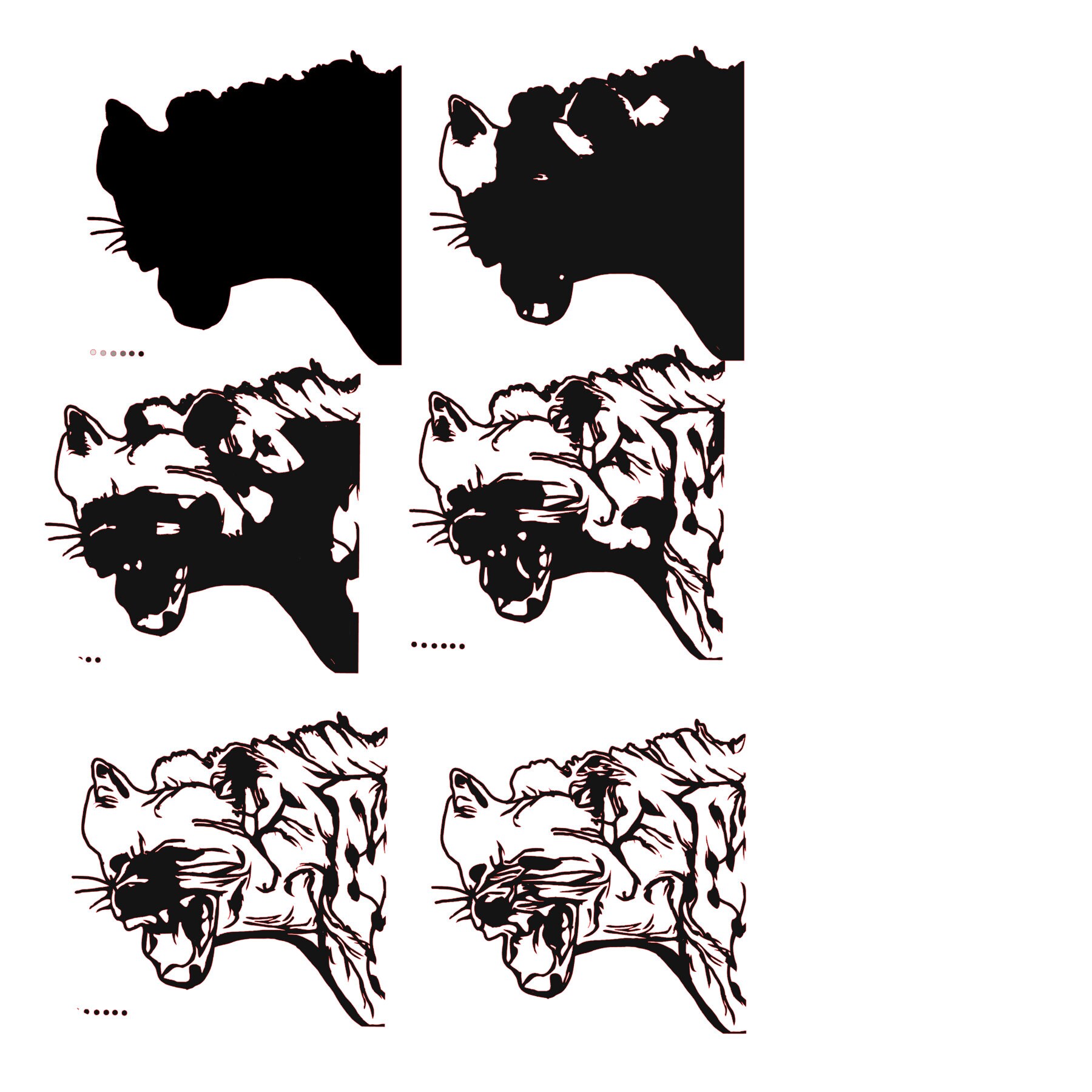 Hyena SVG Cricut Silhouette Cut Files - Etsy