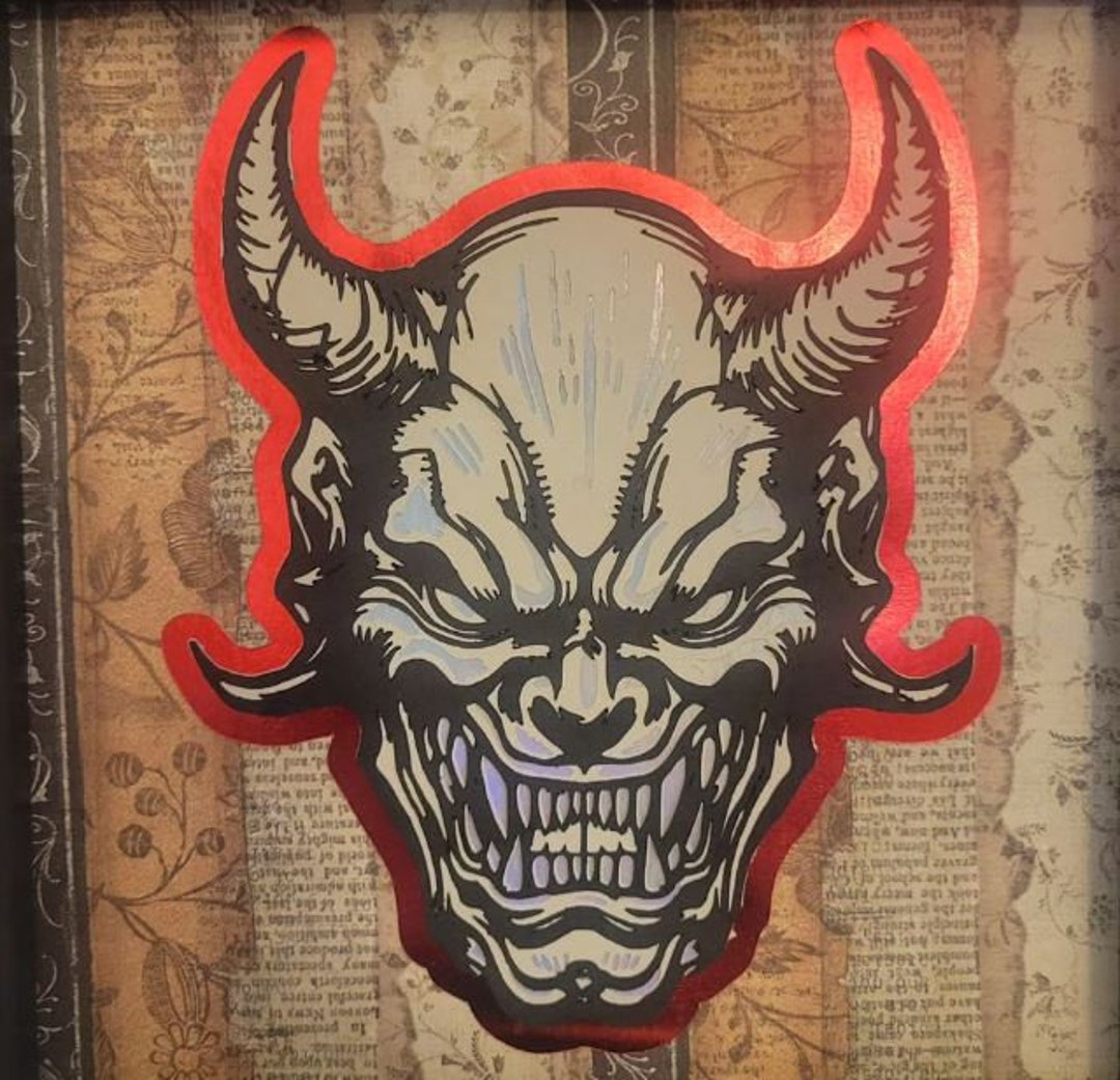 El Diablo 3D Mandala Svg Multilayer Panel for Laser Cutting - Etsy