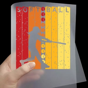 Retro Softball DTF Transfers | Ready to Press Sunset Softball Direct to ...