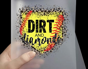 Softball Dtf Transfer Print Ready to Press Blue Dtf Transfer - Etsy