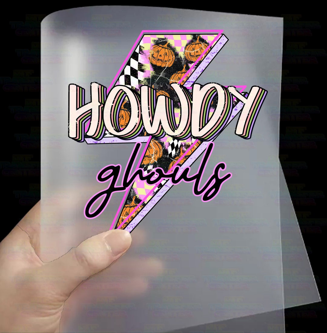 Howdy Ghouls Halloween DTF Transfers Ready to Press Western Halloween Direct to Film Transfers ...