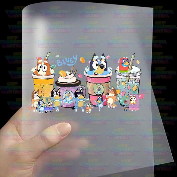 Bluey Dtf Print - Etsy
