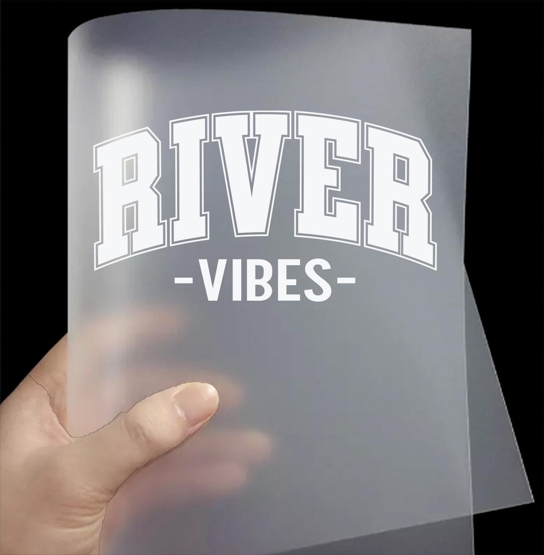 River Vibes DTF Transfers | Ready to Press River Vibes in White, River ...