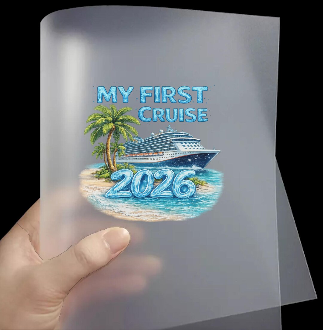 My First Cruise 2026, DTF Transfer, Cruise Ship Print, Iron On ...