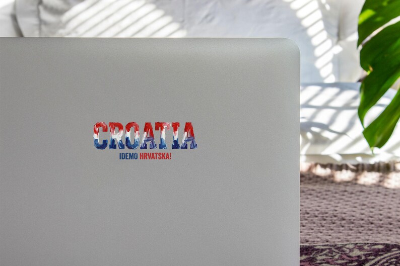 Croatia Soccer UV DTF Sticker, Permanent Decal for Cups, Tumblers ...