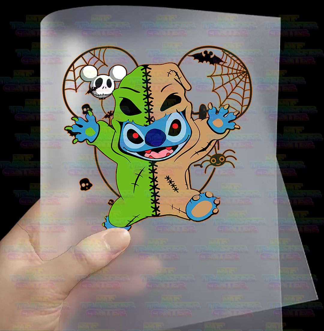 Stitch Oogie Boogie Halloween DTF Transfers | Ready to Press Halloween ...