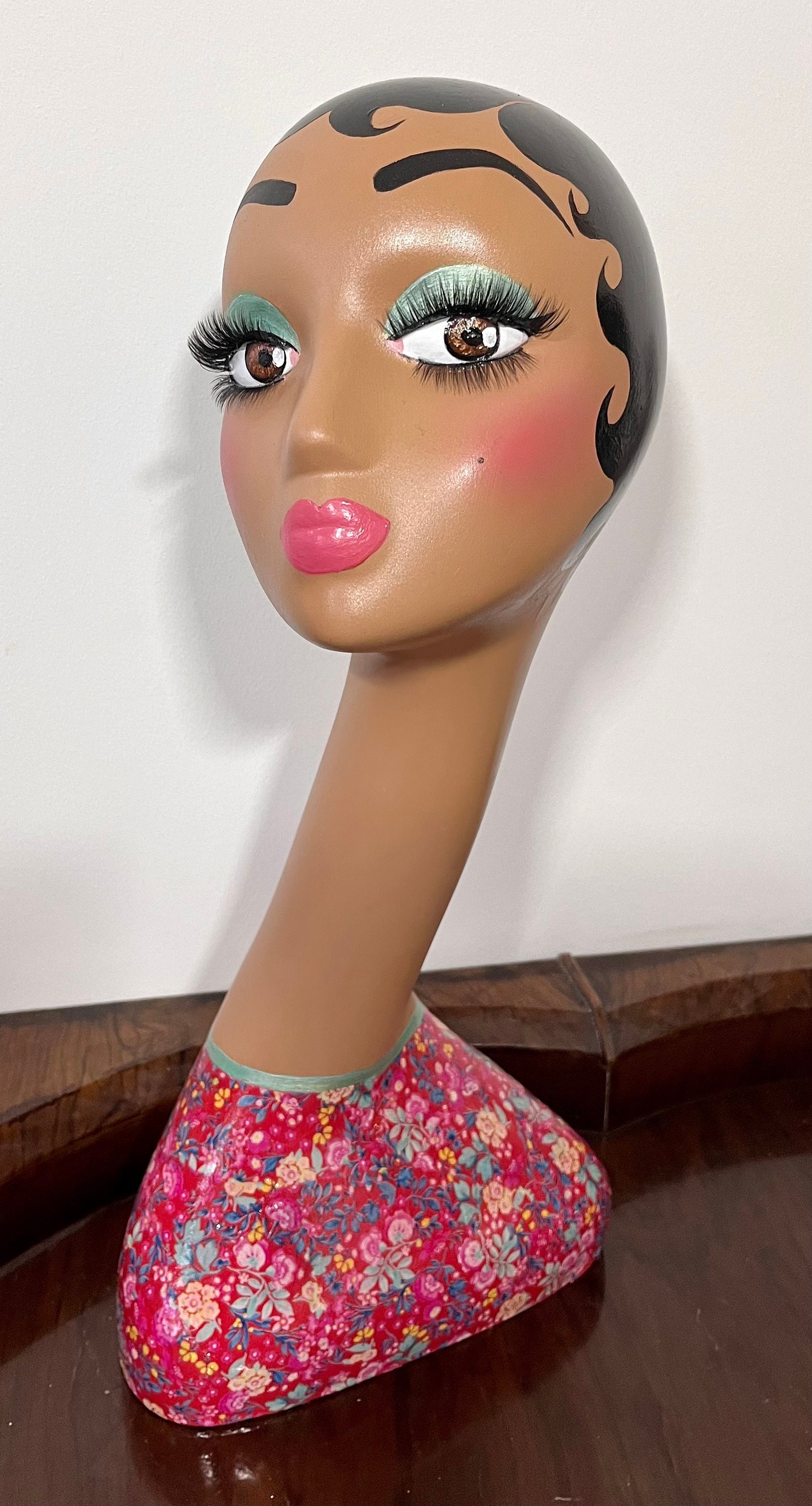 Betsy 1950s Inspired Mannequin Head - Etsy