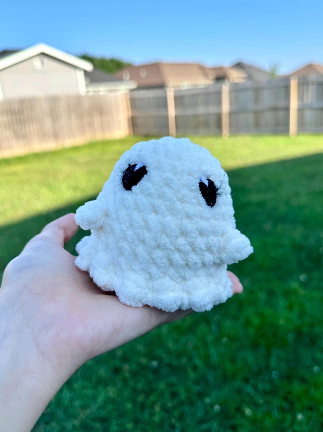 Spooky Crochet Ghost Plushie Halloween Gift for Kids - Etsy