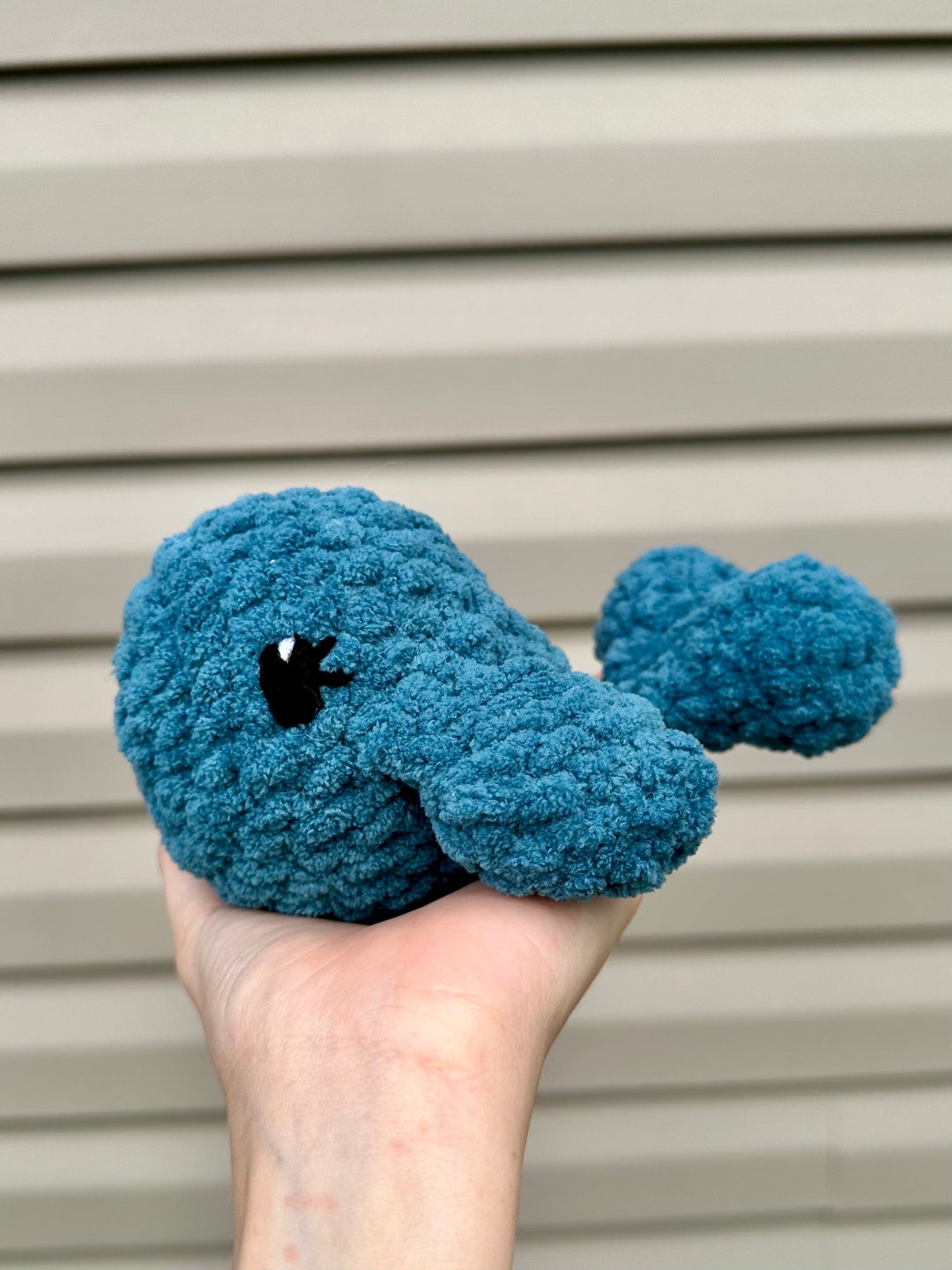 Adorable Chunky Crochet Whale Stuffy - Nursery Decor Must-have - Etsy