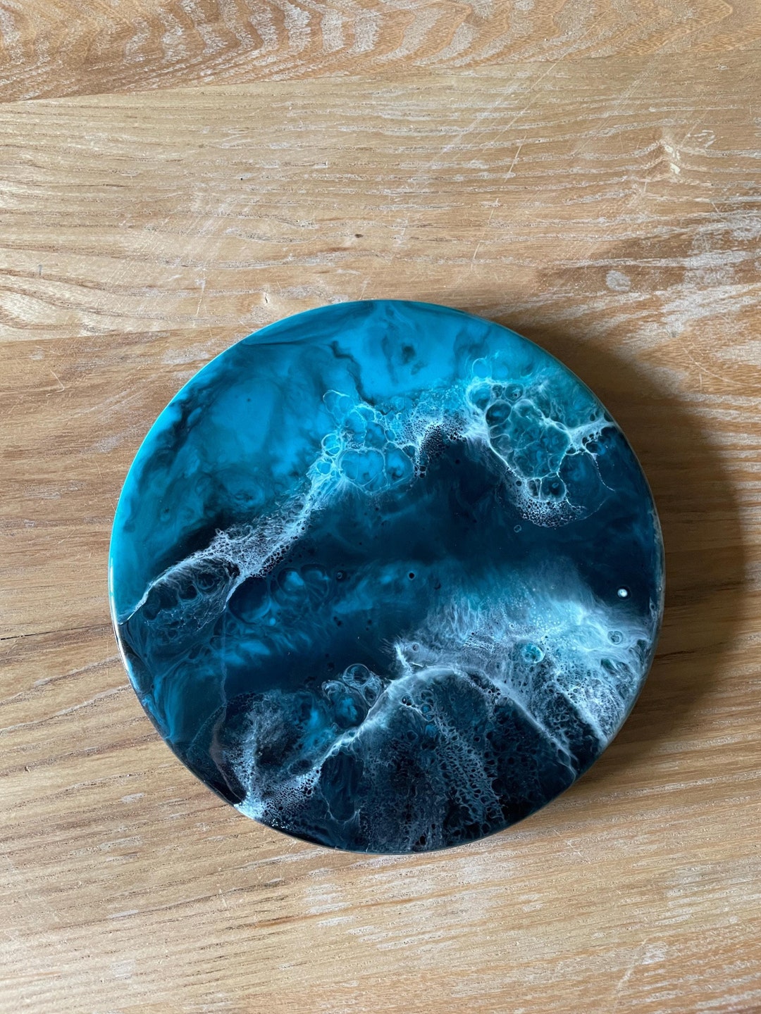 Resin Beach Art, 3d Resin Painting, Ocean Epoxy Art, Resin Art Sea ...