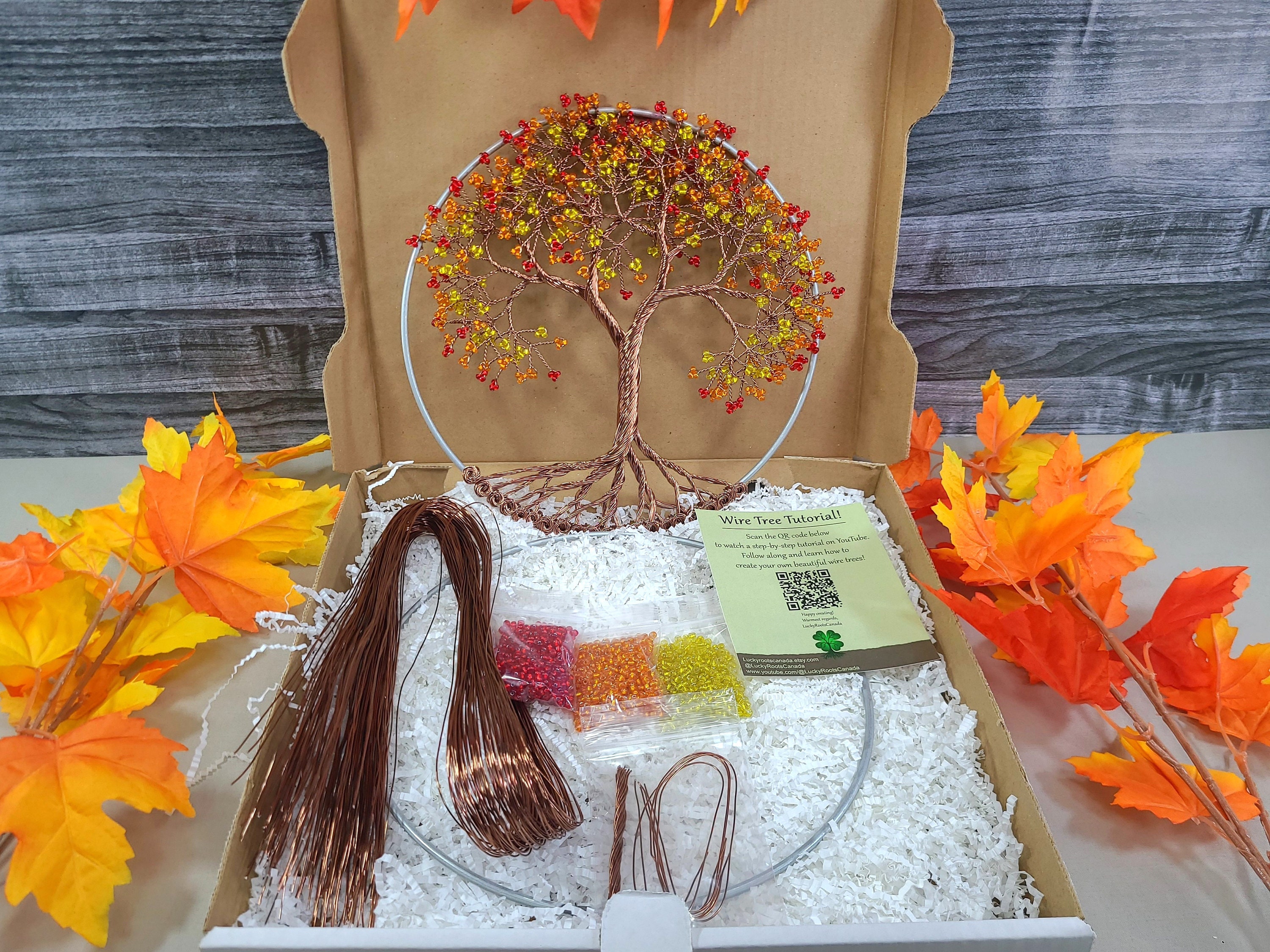 Wire Tree Kit! Small Autumn Wire Tree - Etsy